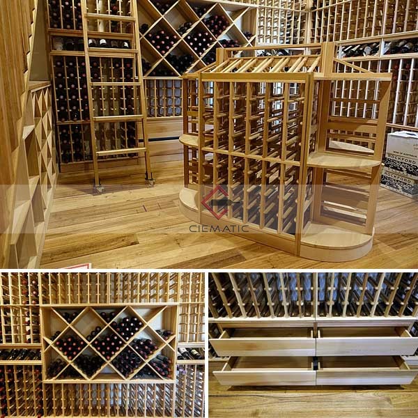 Melbourne wine cellar racking for collector - Ciematic
