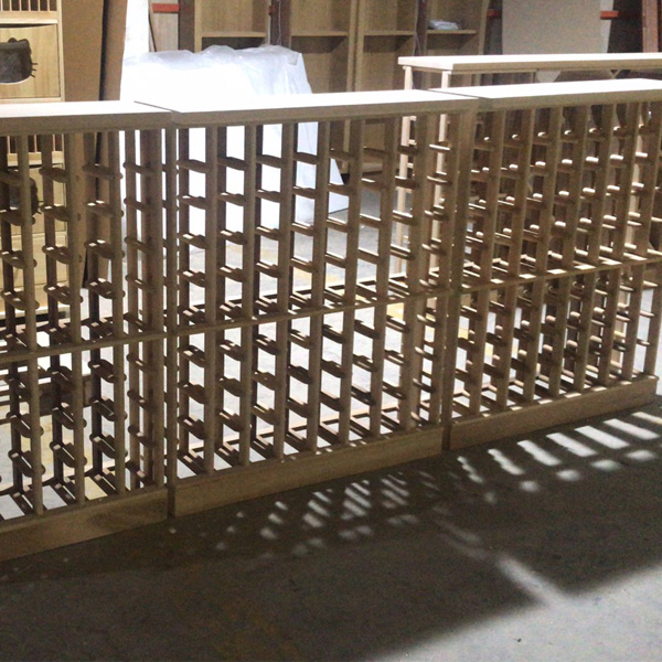 Wine rack renovation – from metal rack to wooden rack - Ciematic